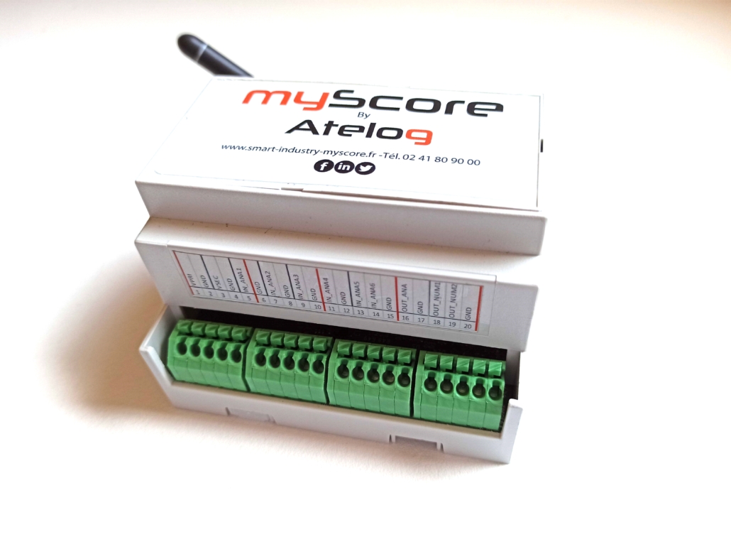 Objet connecté performance industrielle, solution IIoT parc machine